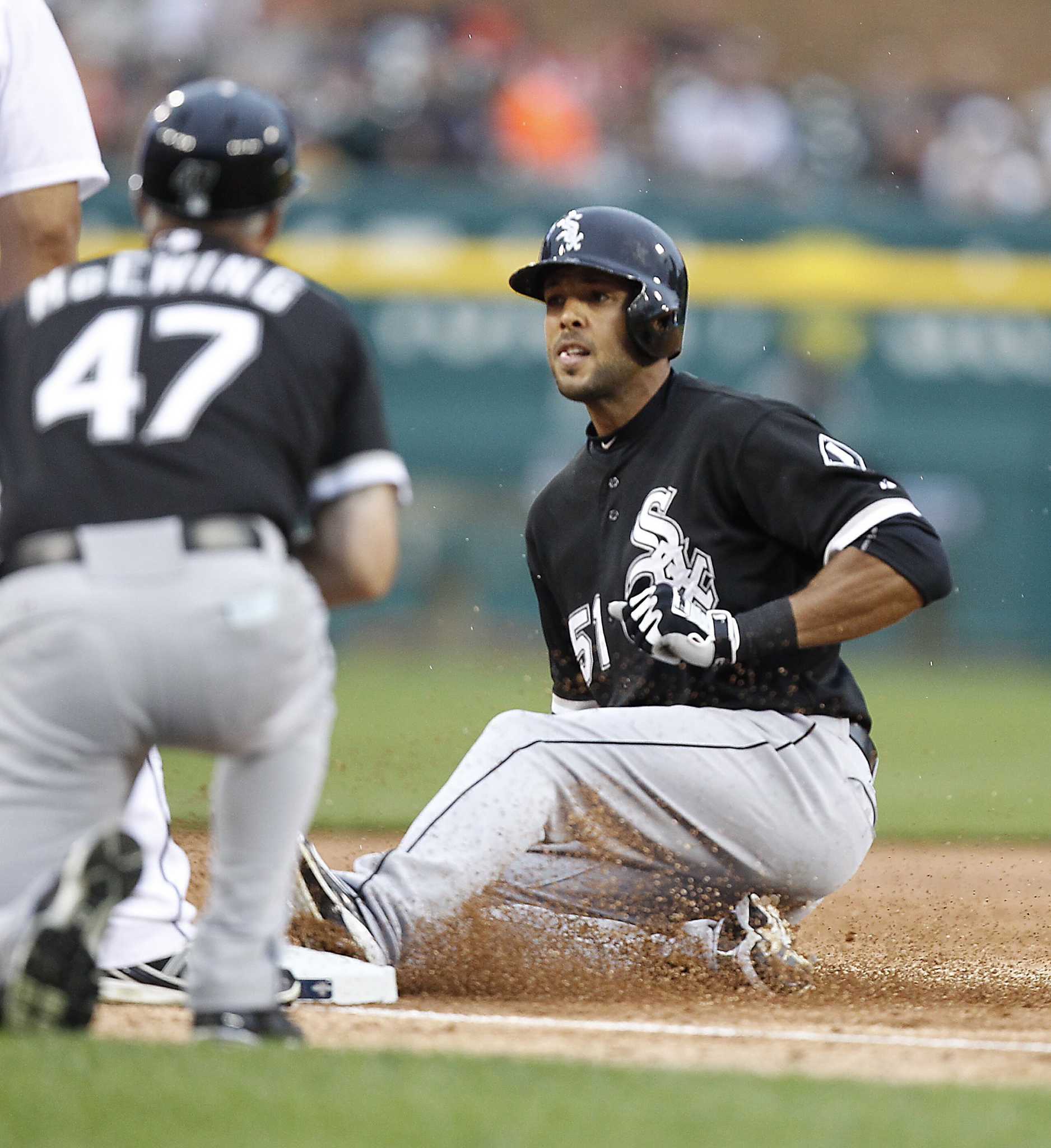 Alex Rios ties AL record with 6 hits against Tigers