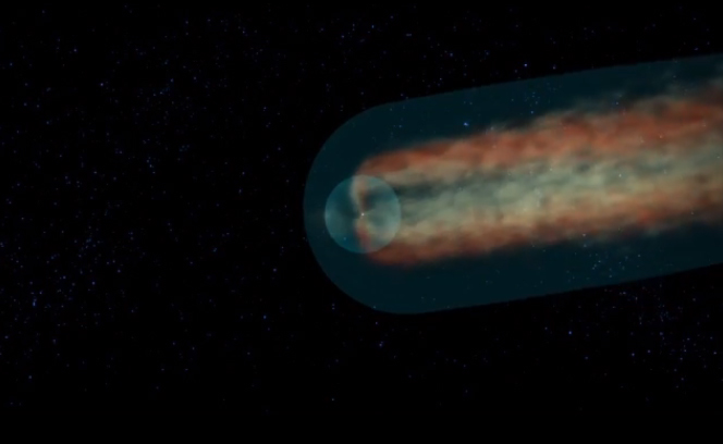 NASA captures first images of our solar system’s tail