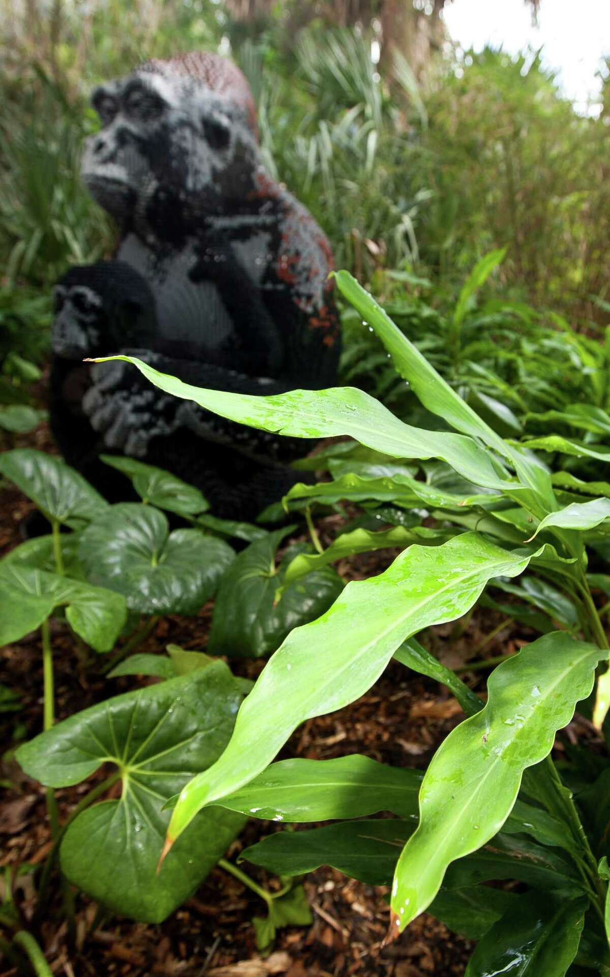 Plants set stage for animals on Lego safari