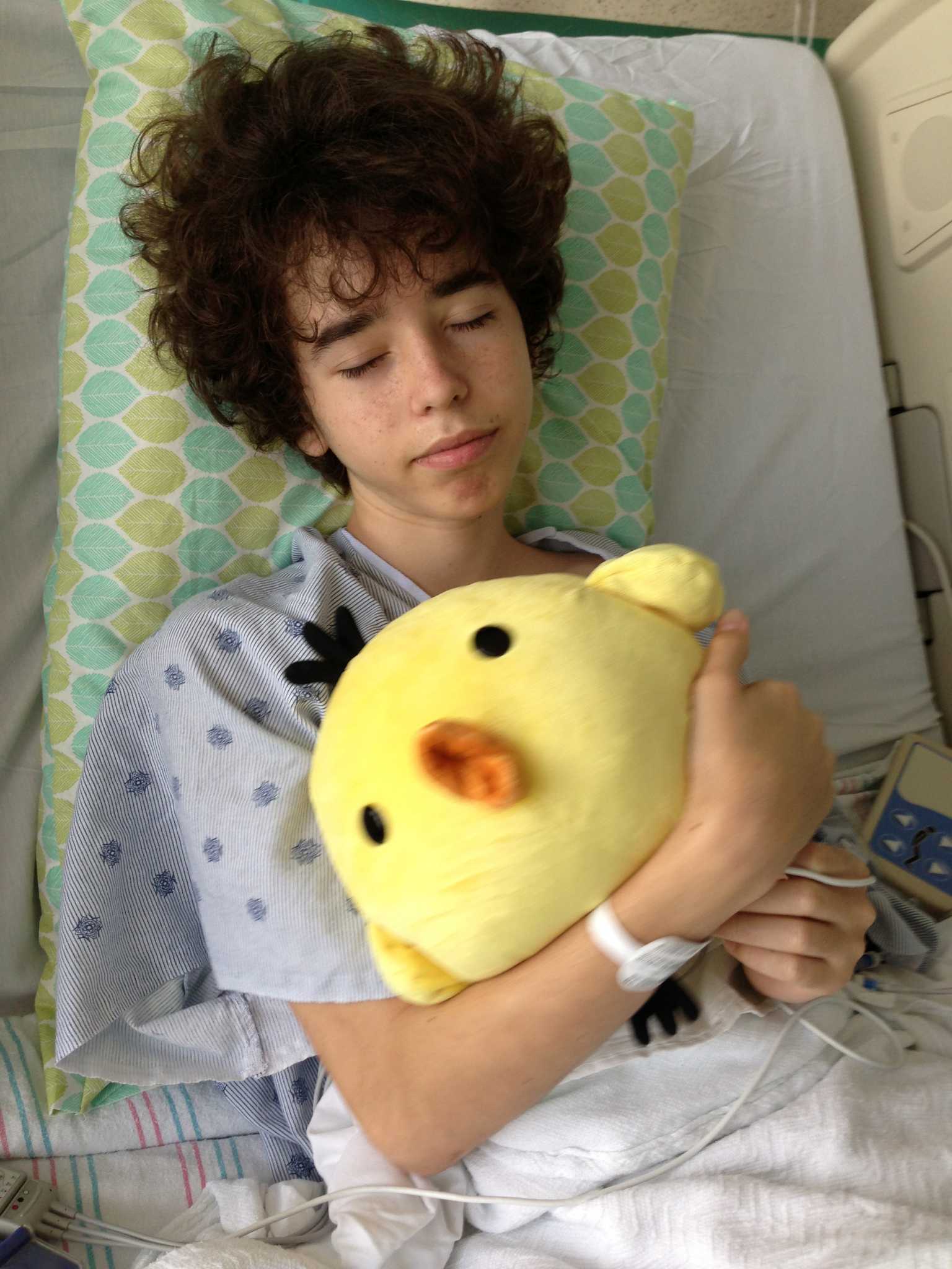 The boy in the hospital