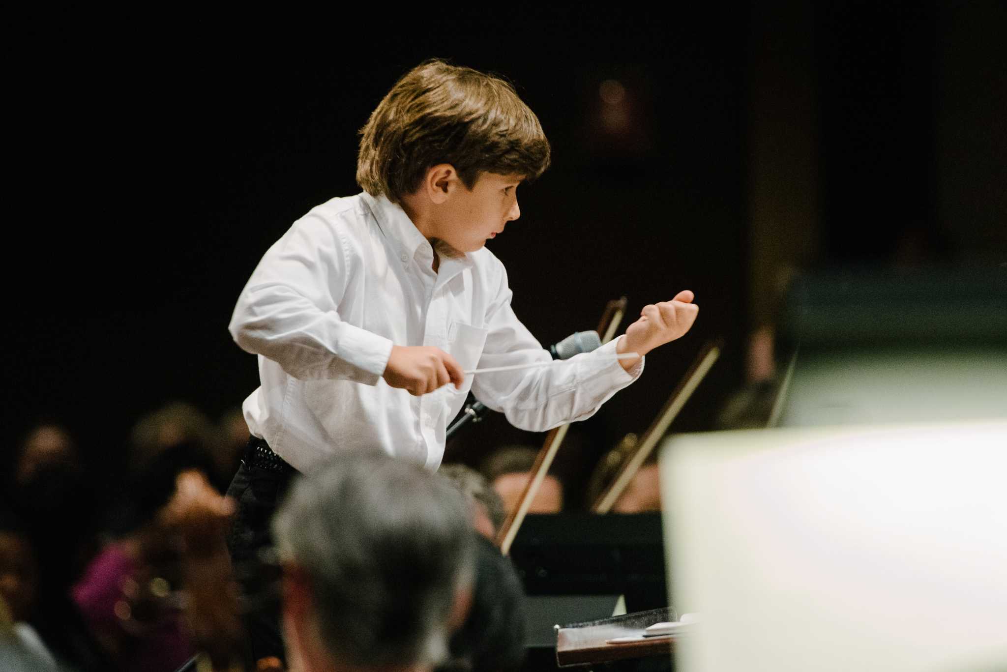 7-year-old leads Houston Symphony