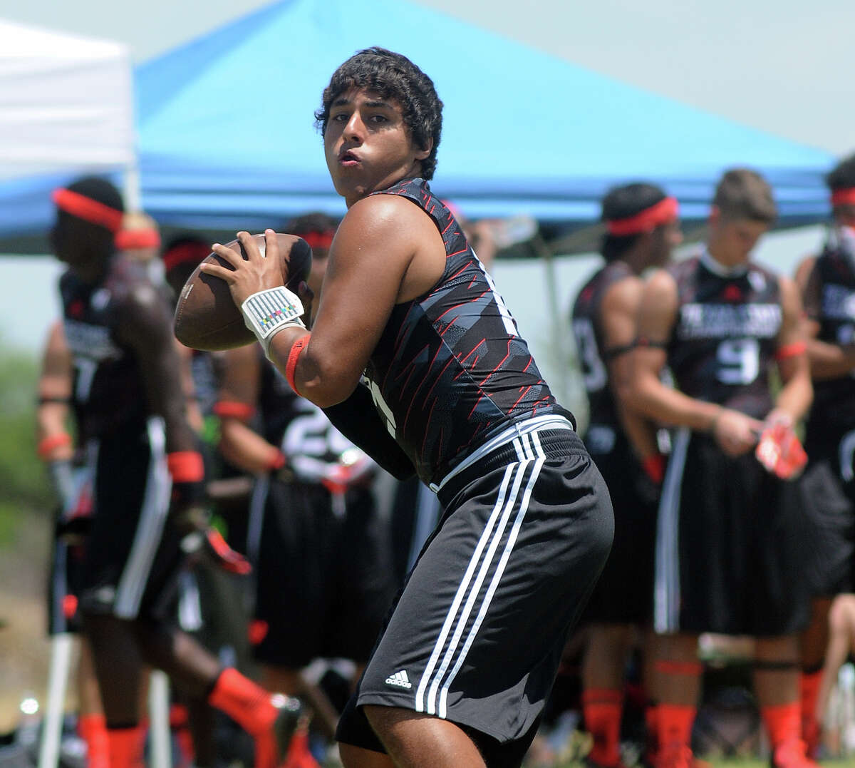 Reagan turns corner with first 7-on-7 appearance