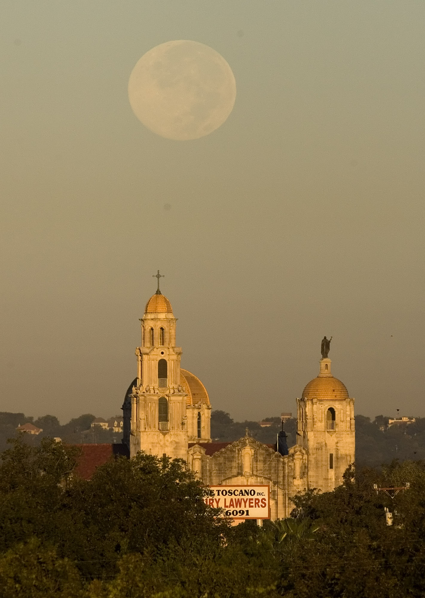 Cityscape: The Basilica of the National Shrine of the Little Flower