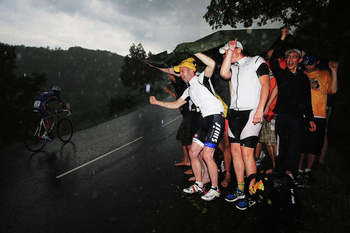 Crazy fans at the Tour de France