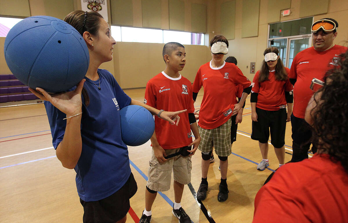 Goalball lets visually impaired compete