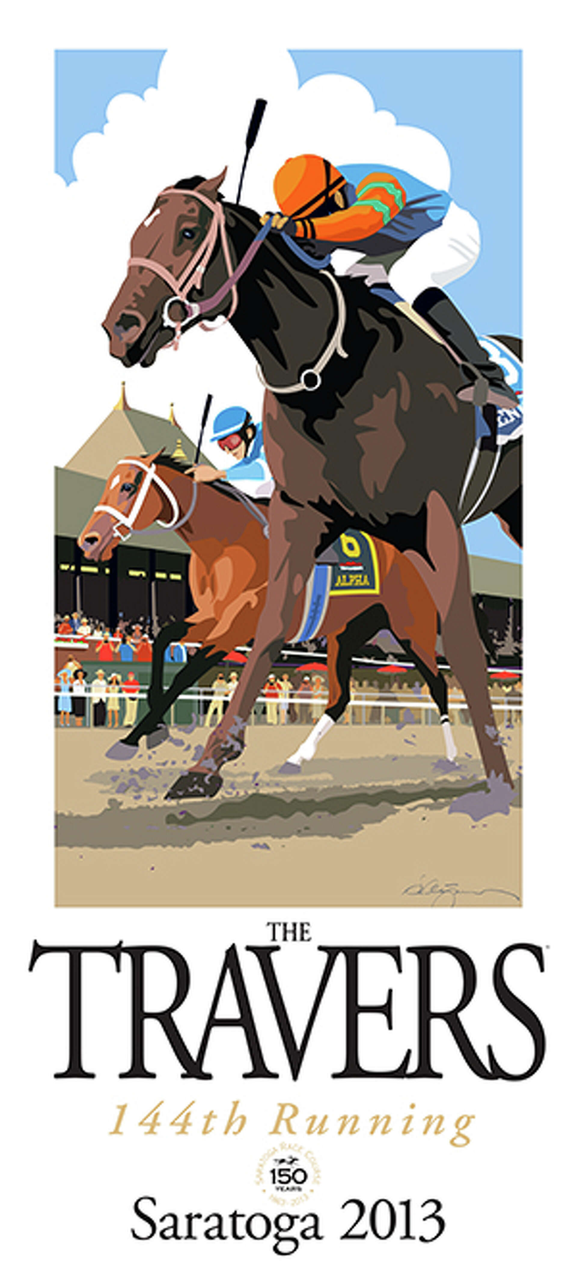 40 years of artist Greg Montgomery's Travers posters in Saratoga