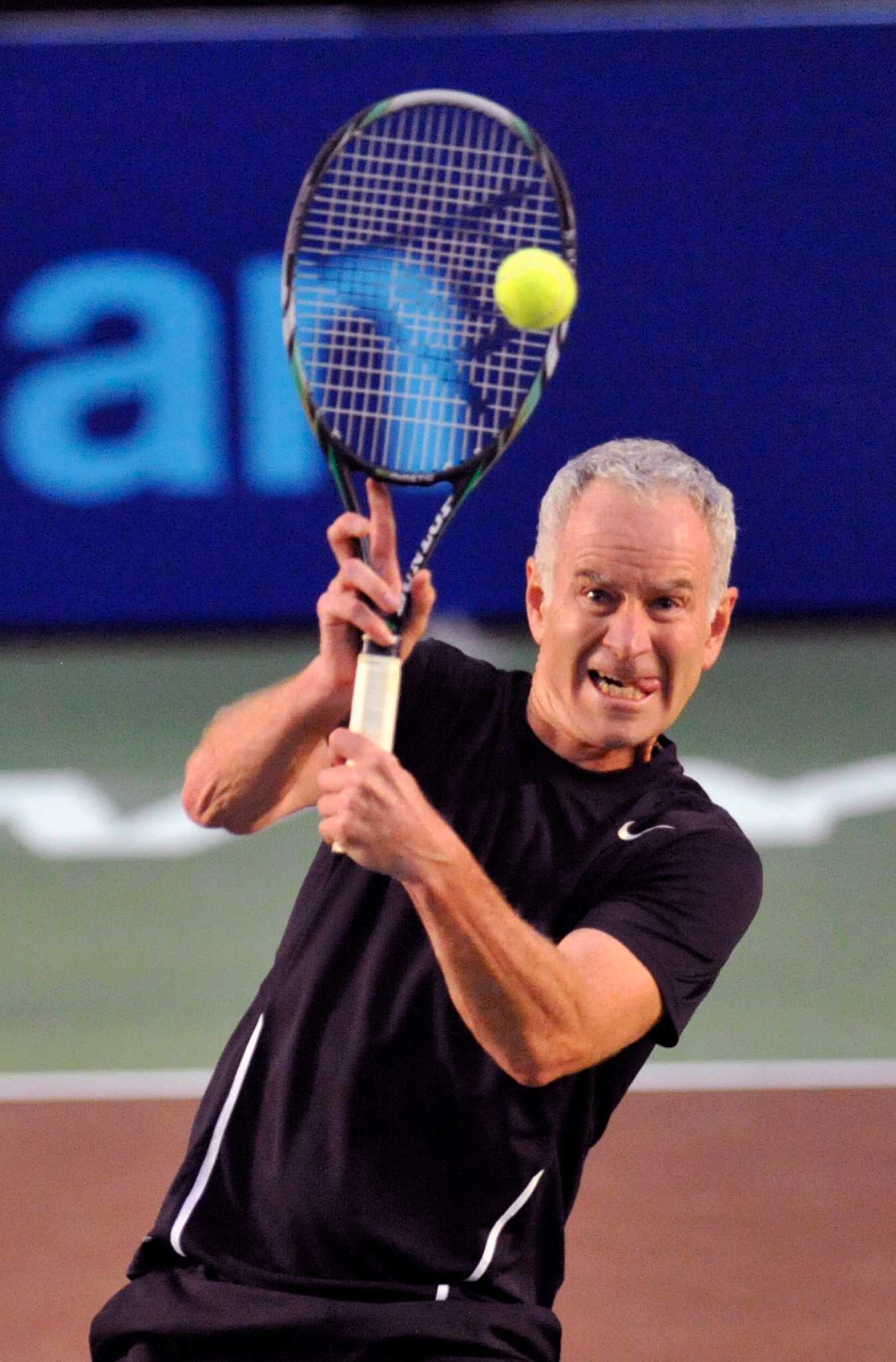 McEnroe puts on a show