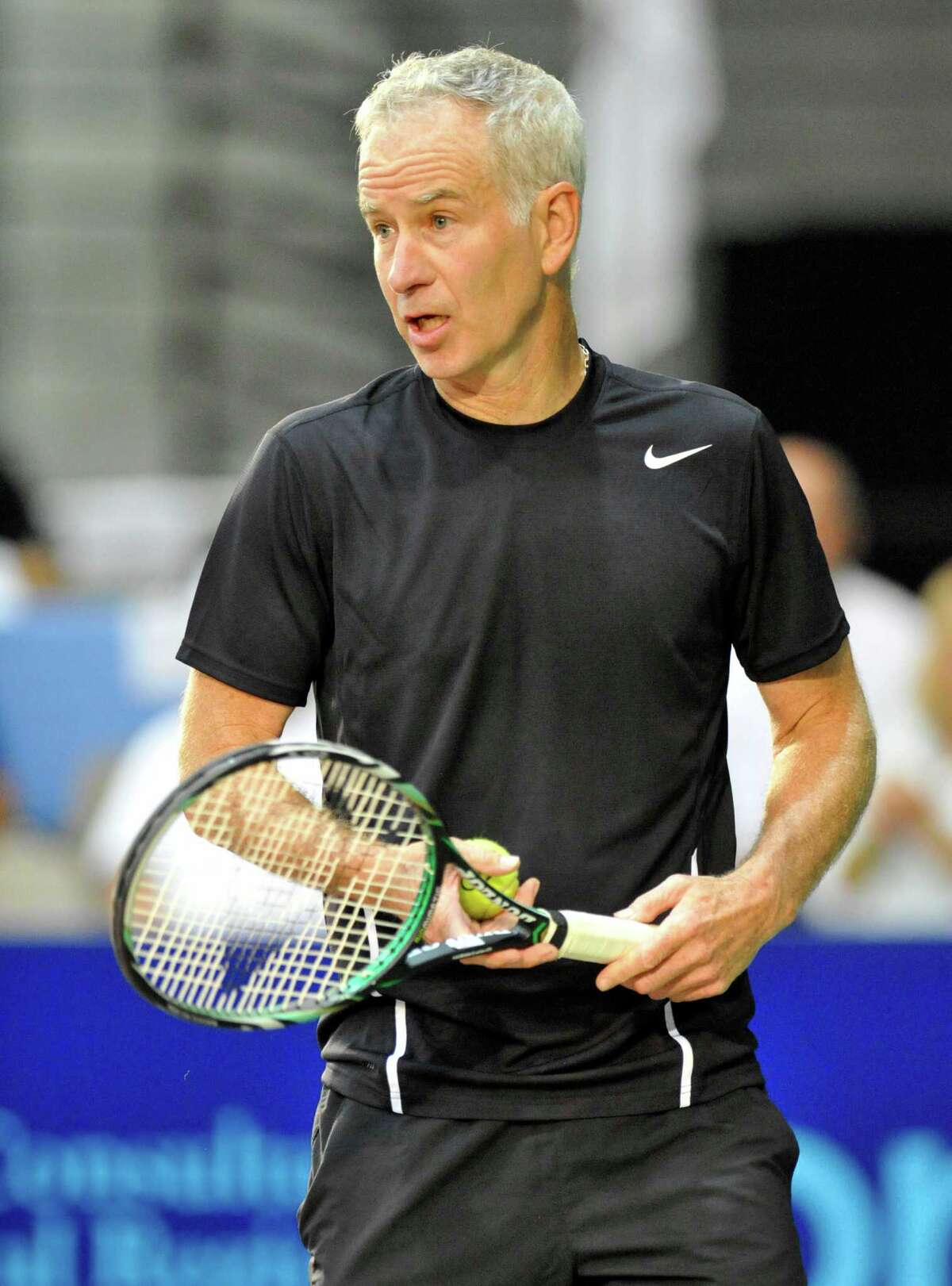 McEnroe puts on a show