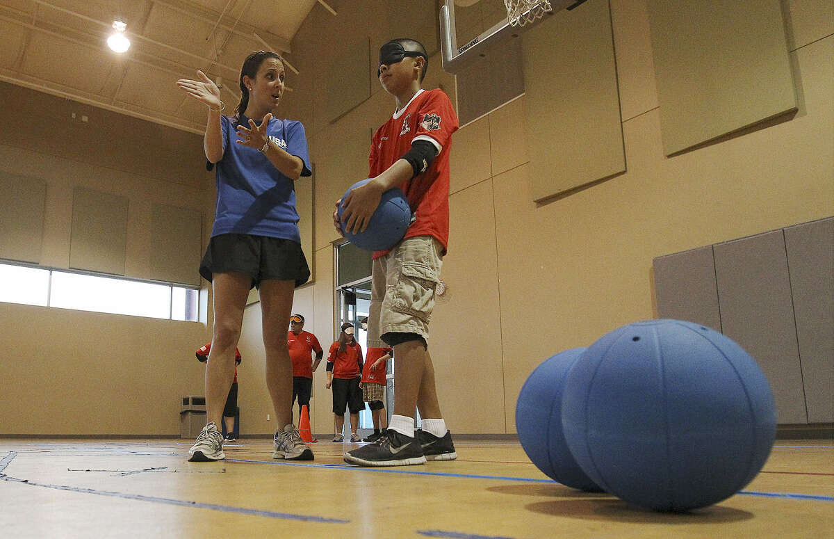 Goalball lets visually impaired compete