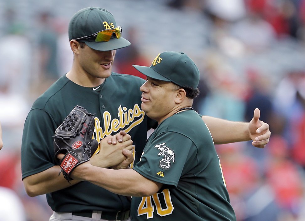 Colon shuts out Angels as A's bats come alive