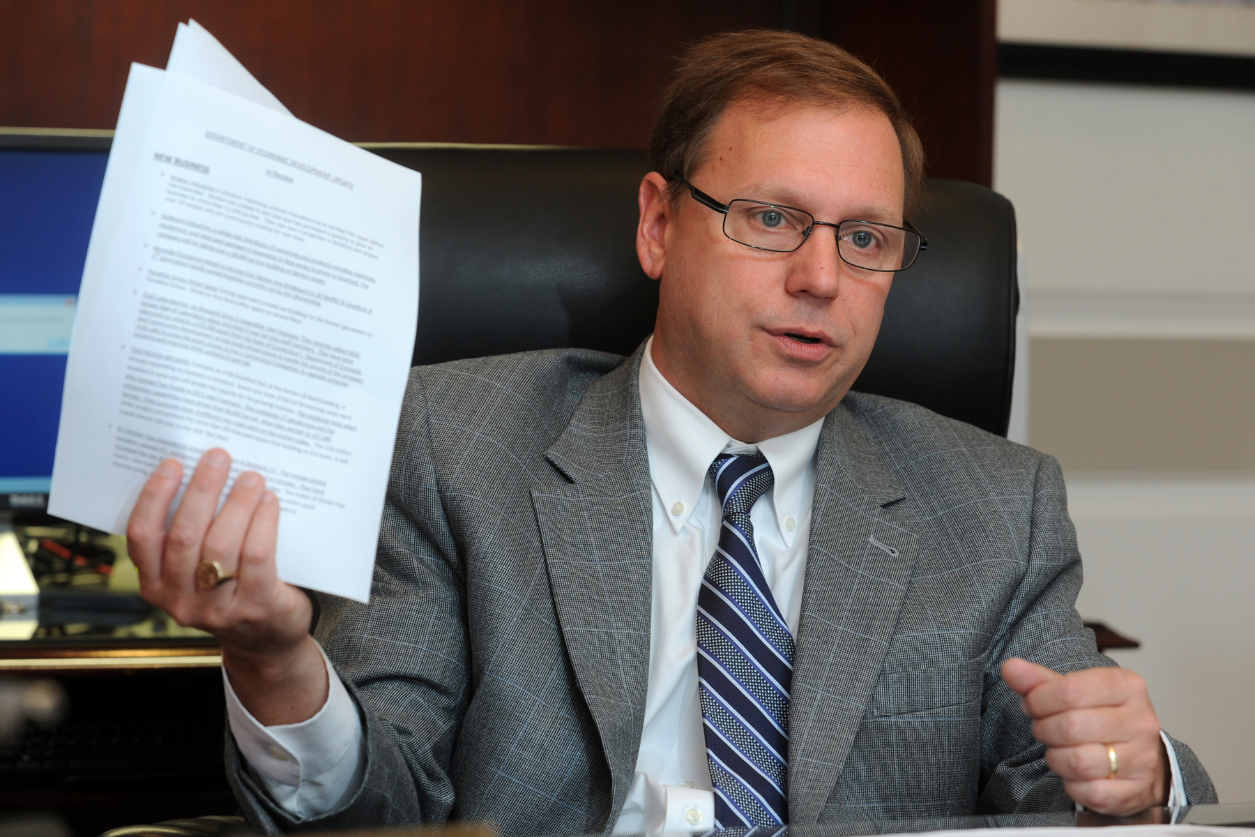 Harkins says gains made during first term