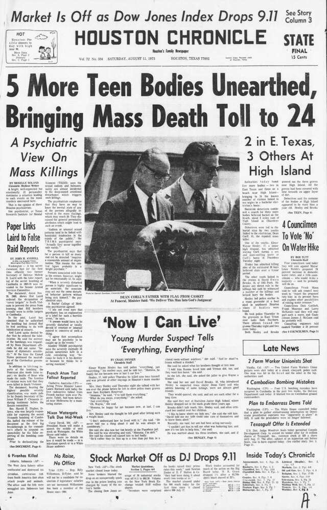 Houston serial killer Dean Corll's accomplice David Brooks could be paroled