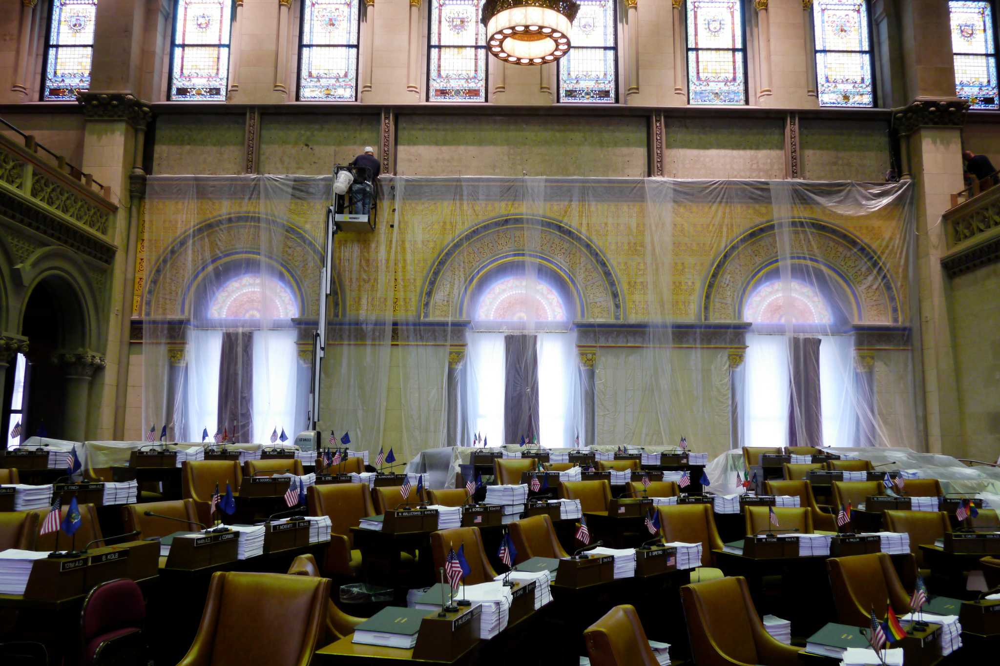 No quiet in a vacated chamber