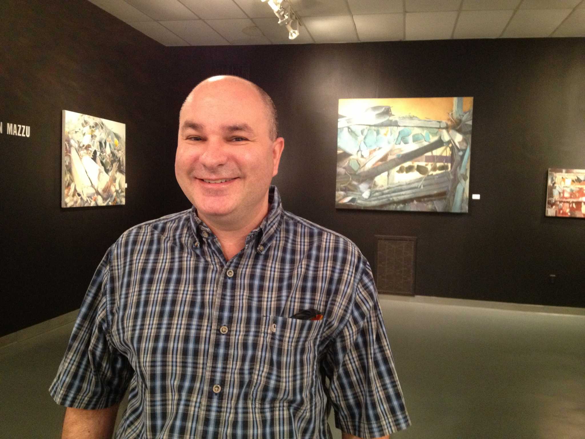 Houston artist's paintings show beauty, sadness in demolished buildings