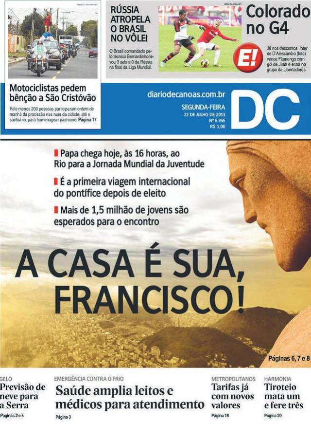 Front Pages from Around the Globe