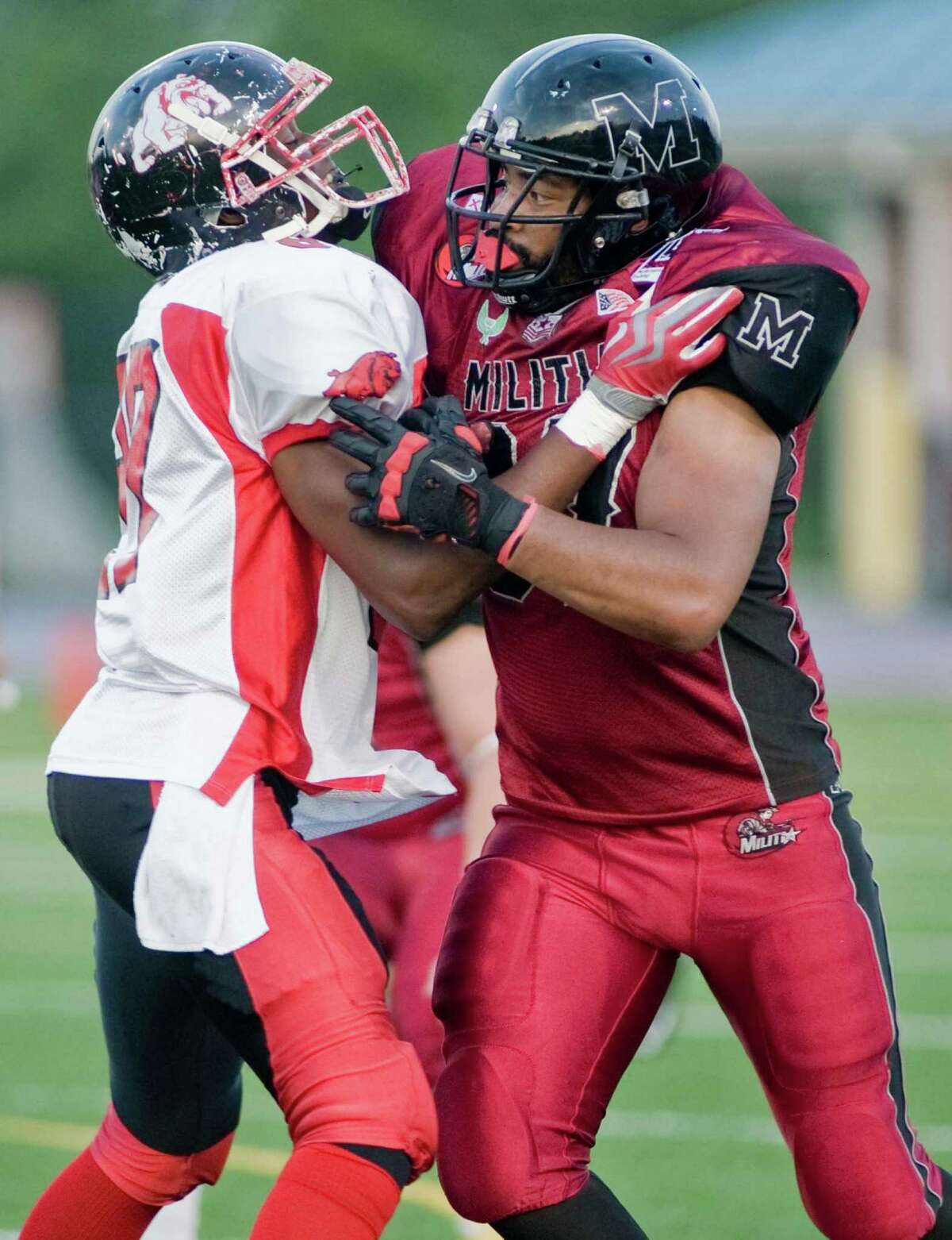 Militia bounces back with dominating win in home opener