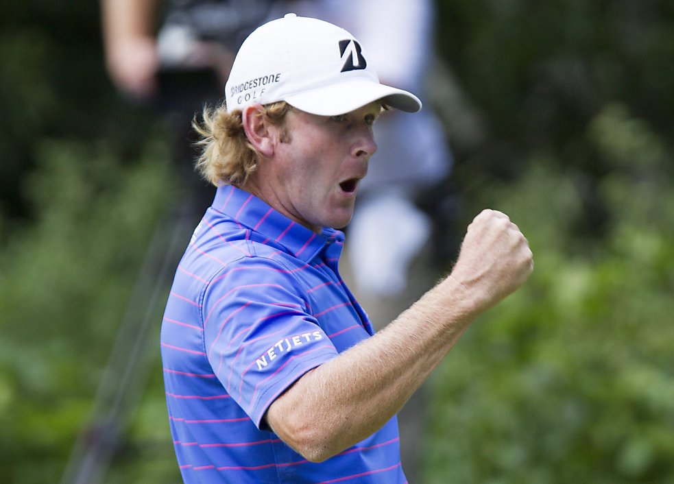 Fine day for Snedeker, new dad Mahan