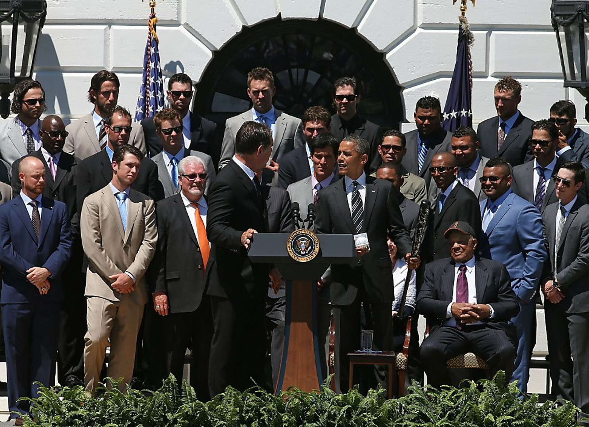 Obama to Giants: Hey, you're a second-half team