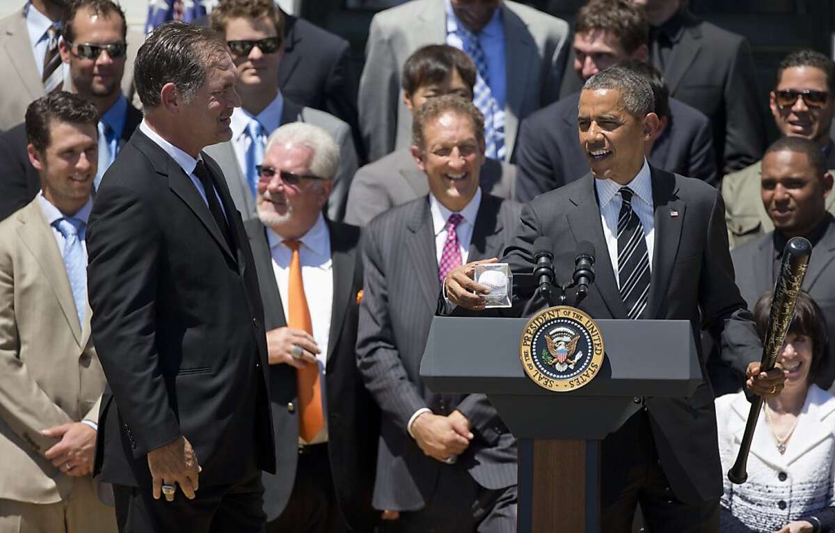 Obama to Giants: Hey, you're a second-half team