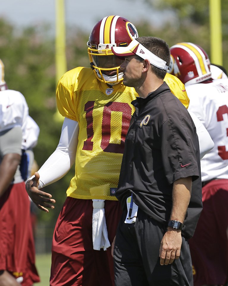 RG3 endures 'Operation Patience' at Redskins camp