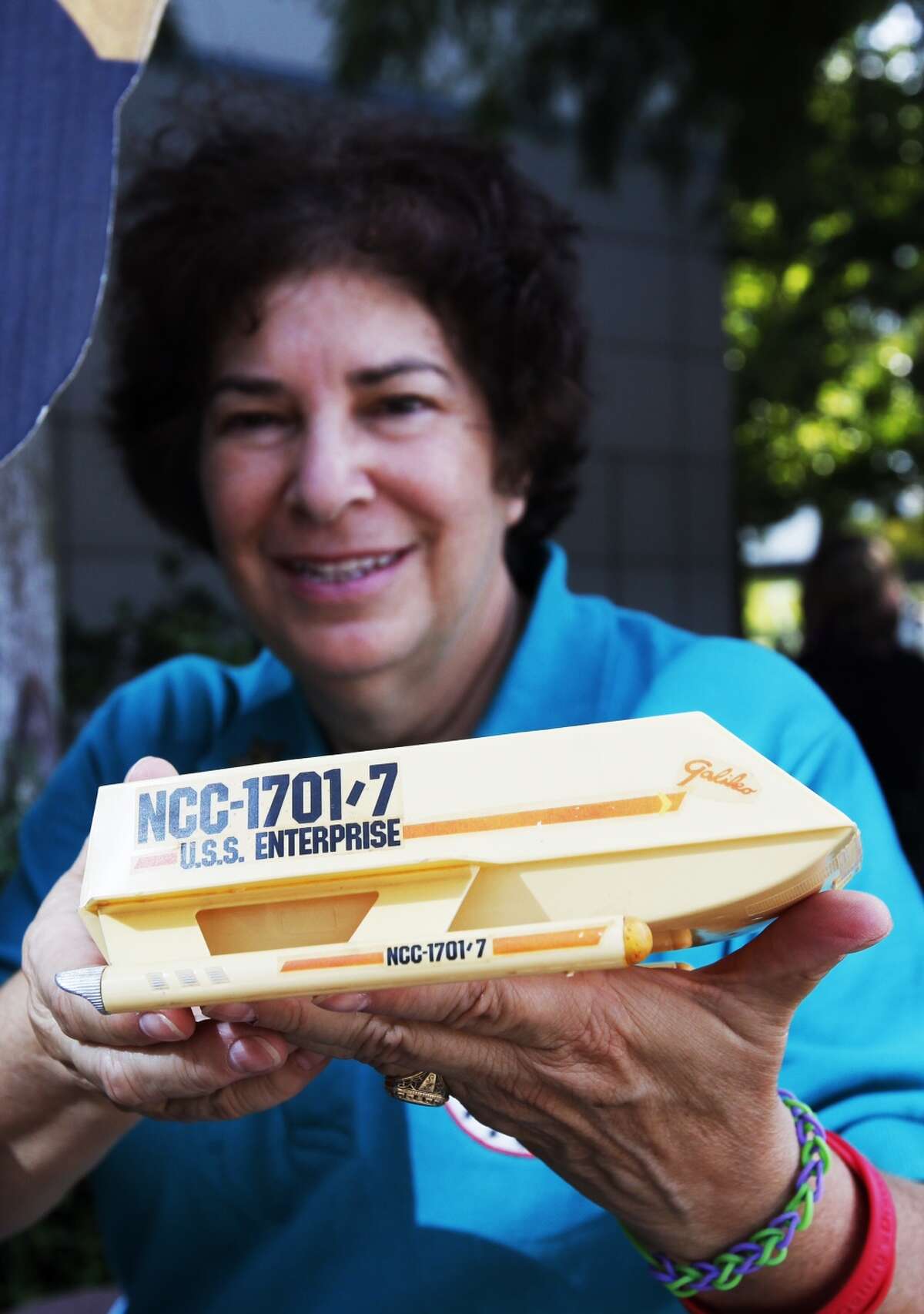 Restored 'Star Trek' shuttle unveiled for crowds in Houston