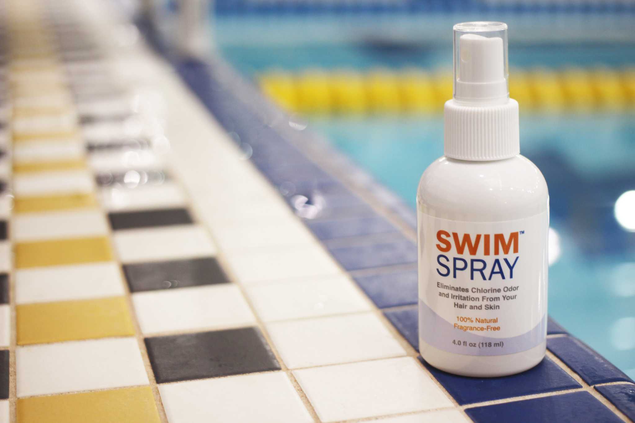 Chlorine buster in a spray bottle