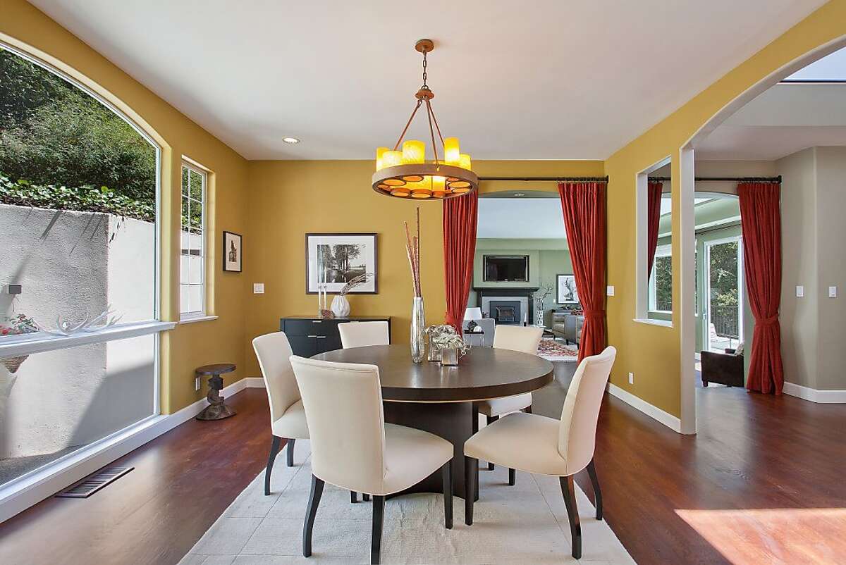 Contemporary Montclair home has views, wine cellar