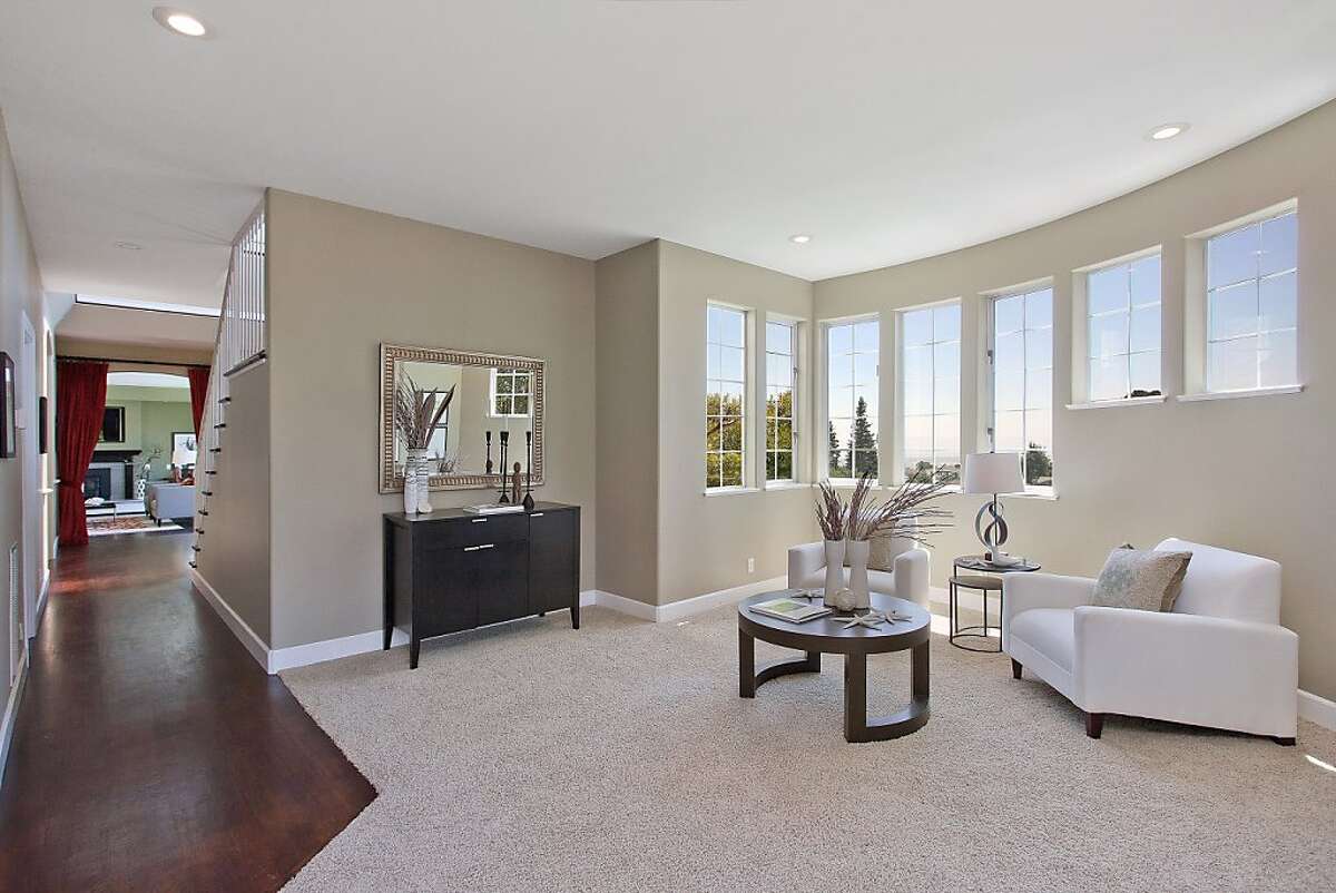 Contemporary Montclair home has views, wine cellar