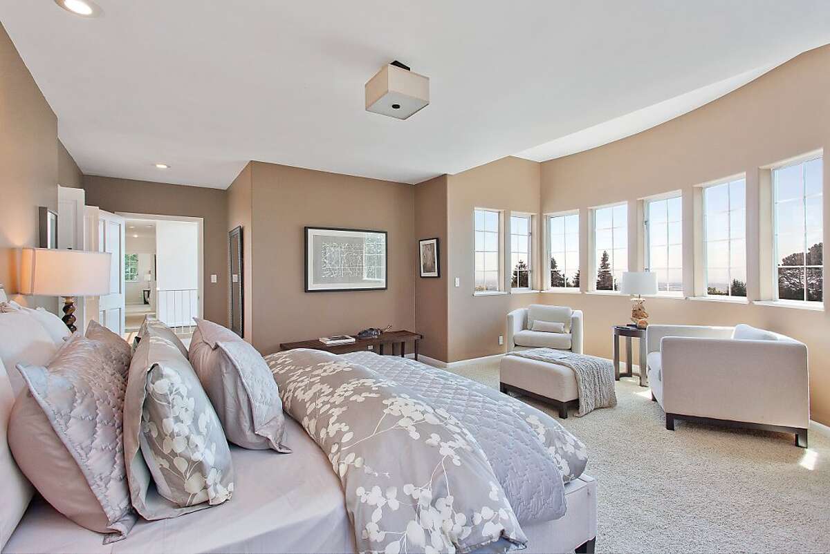 Contemporary Montclair home has views, wine cellar