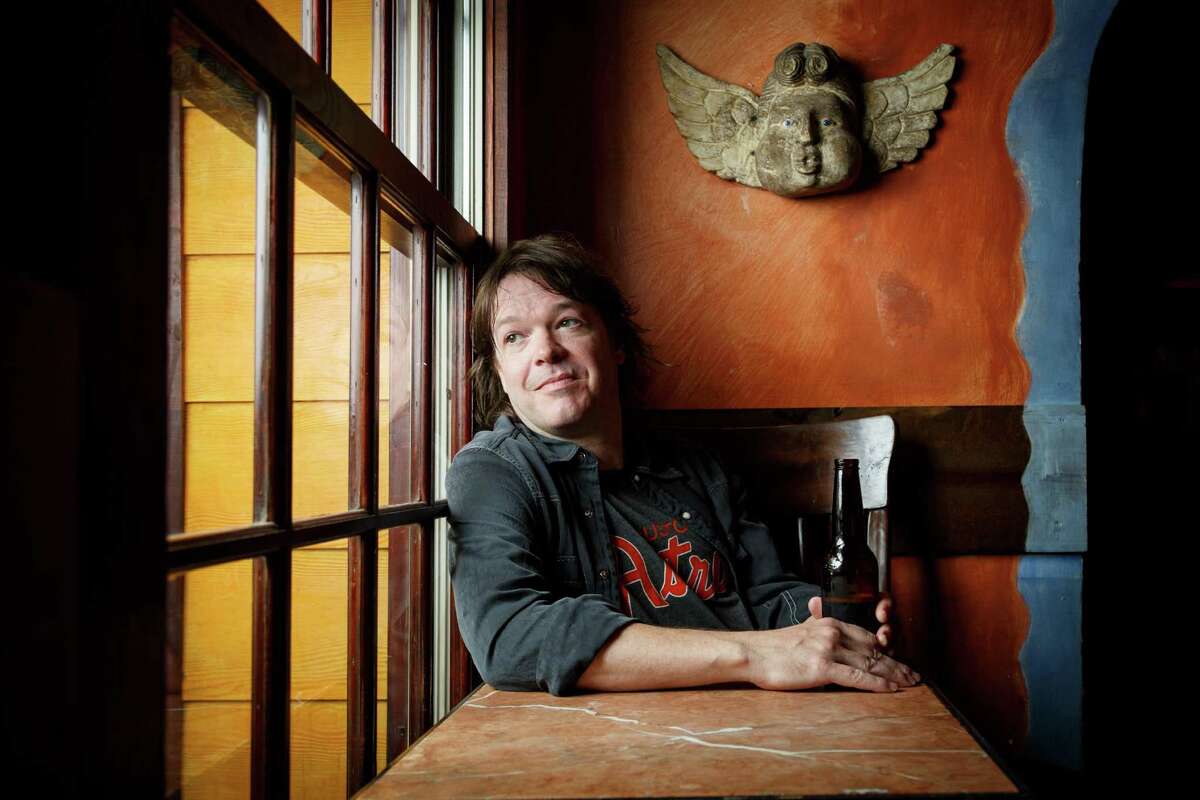 Musician Mike Stinson is happy to party by himself