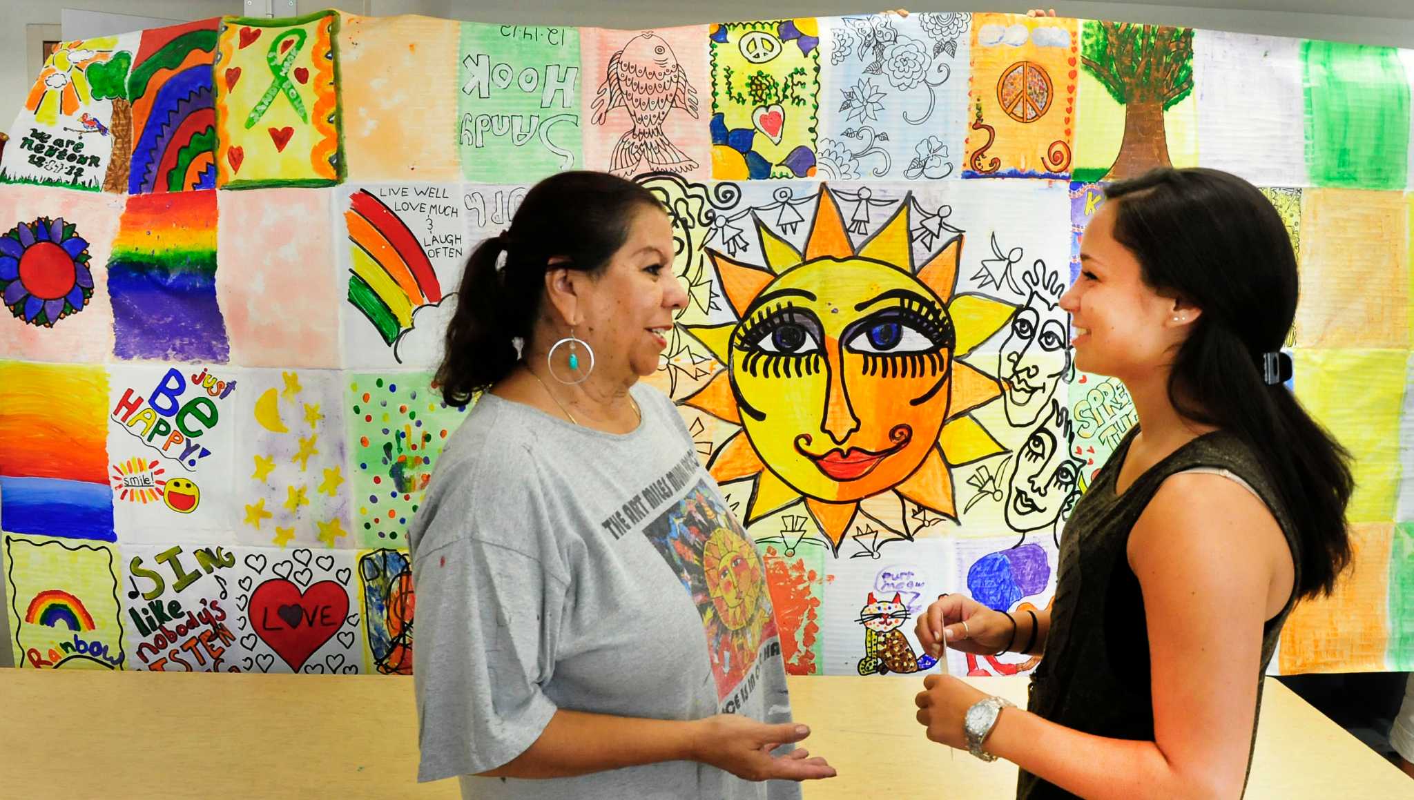 Newtown goes hands-on for peace