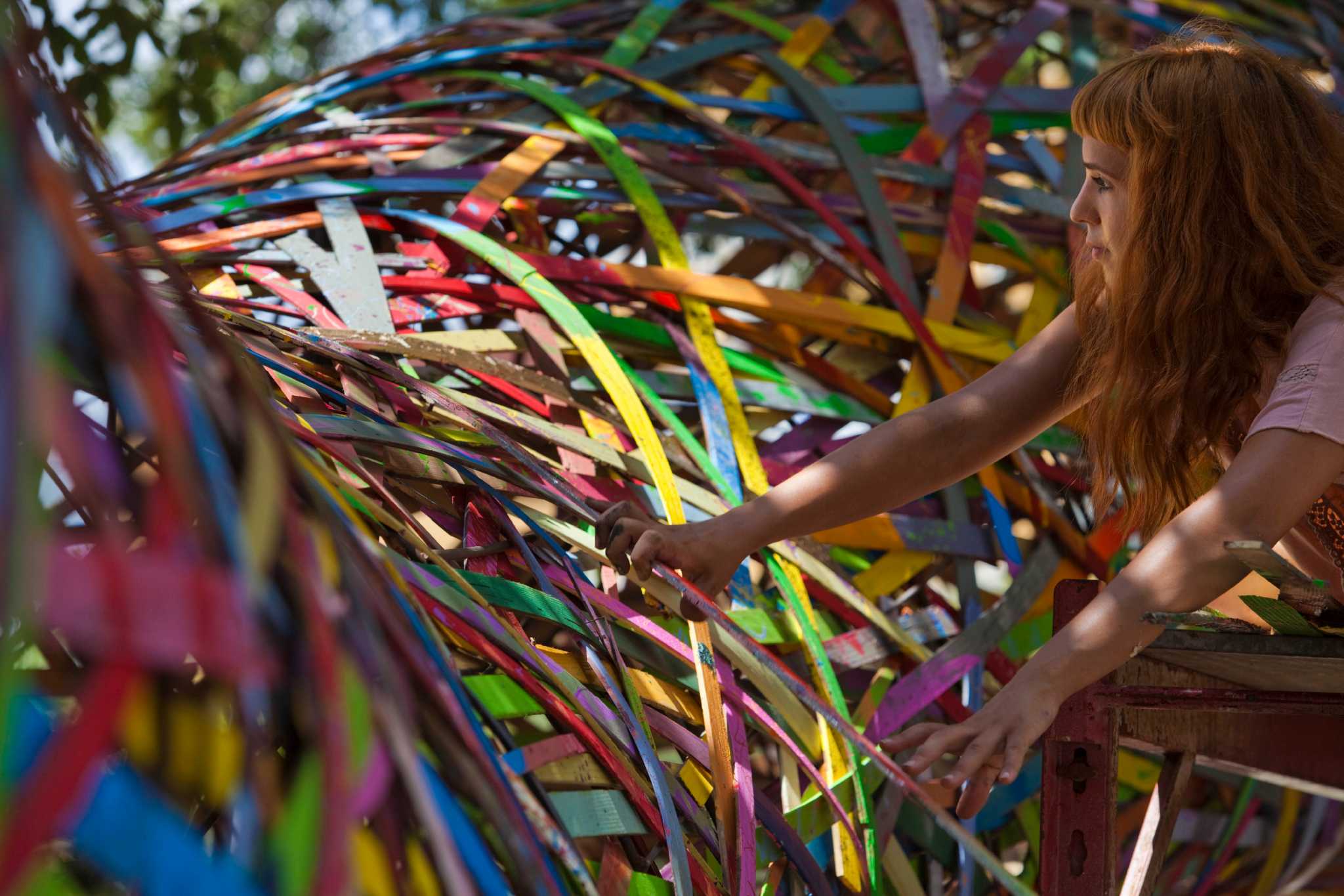 Colorful 'Funnel Tunnel' turning heads on Montrose