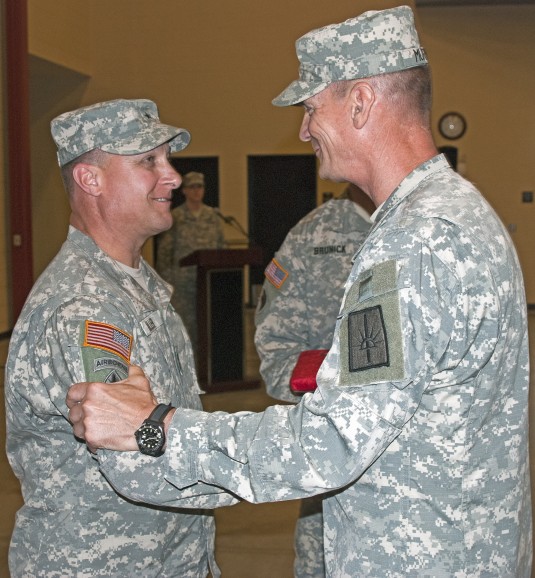 Infantry commander adds a star