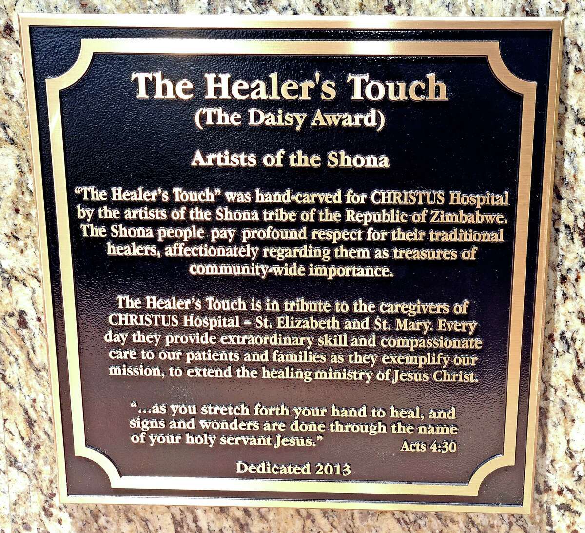 Healing touch of Christus