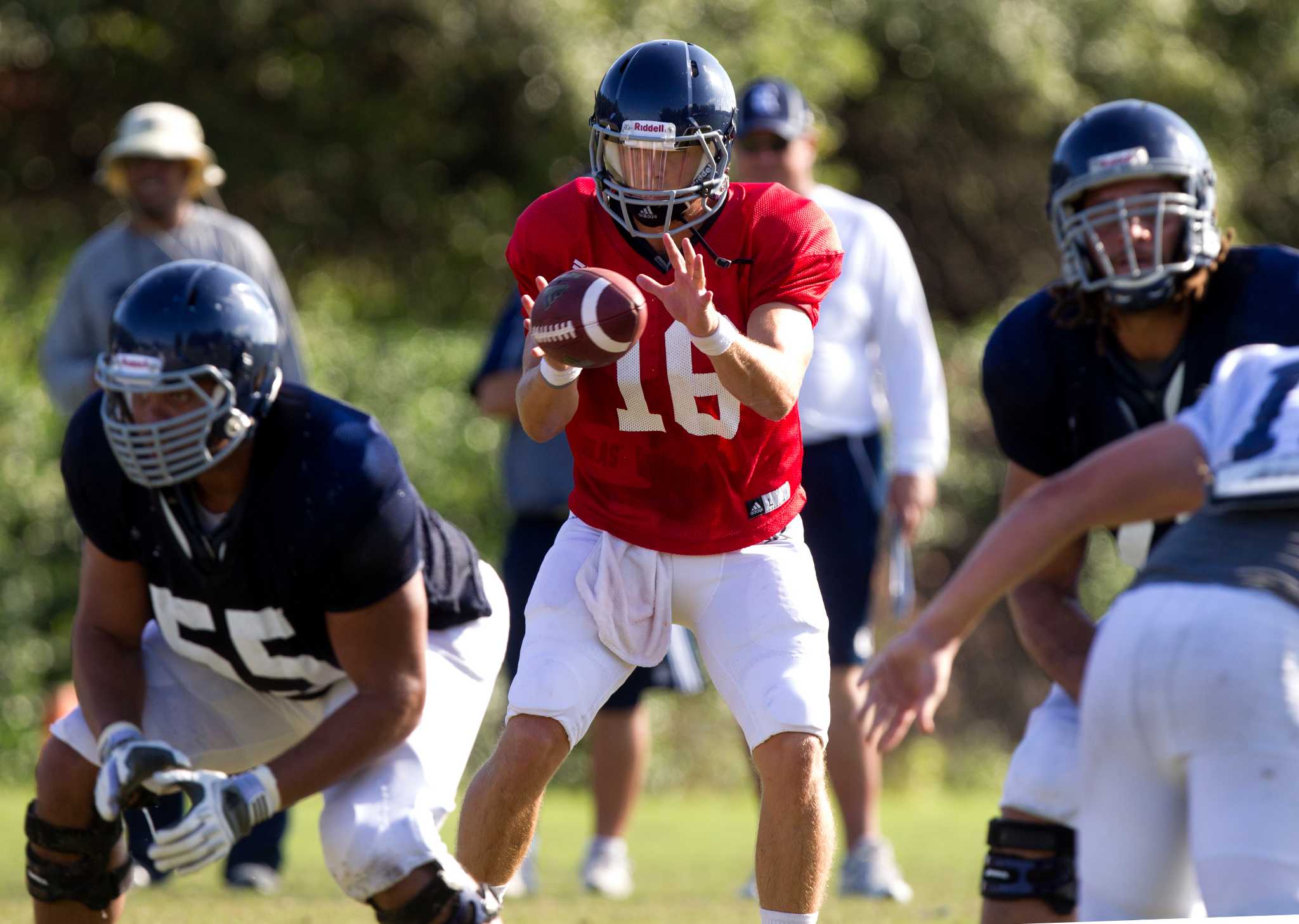 Rice football practice