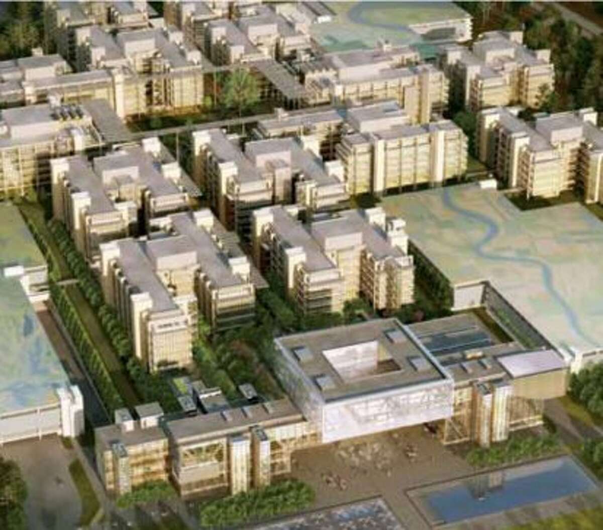 ExxonMobil campus is a city within a city