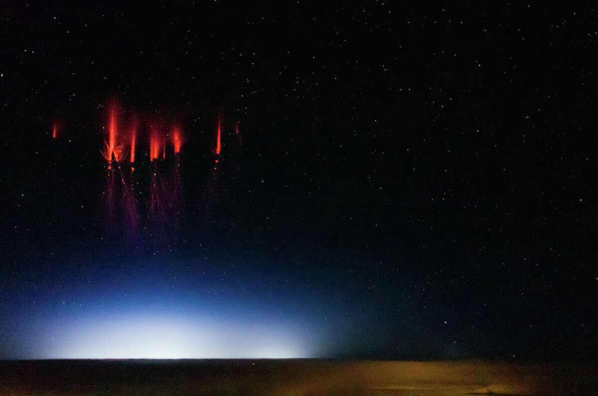 Photos: ‘Sprites’ captured exploding in the upper atmosphere