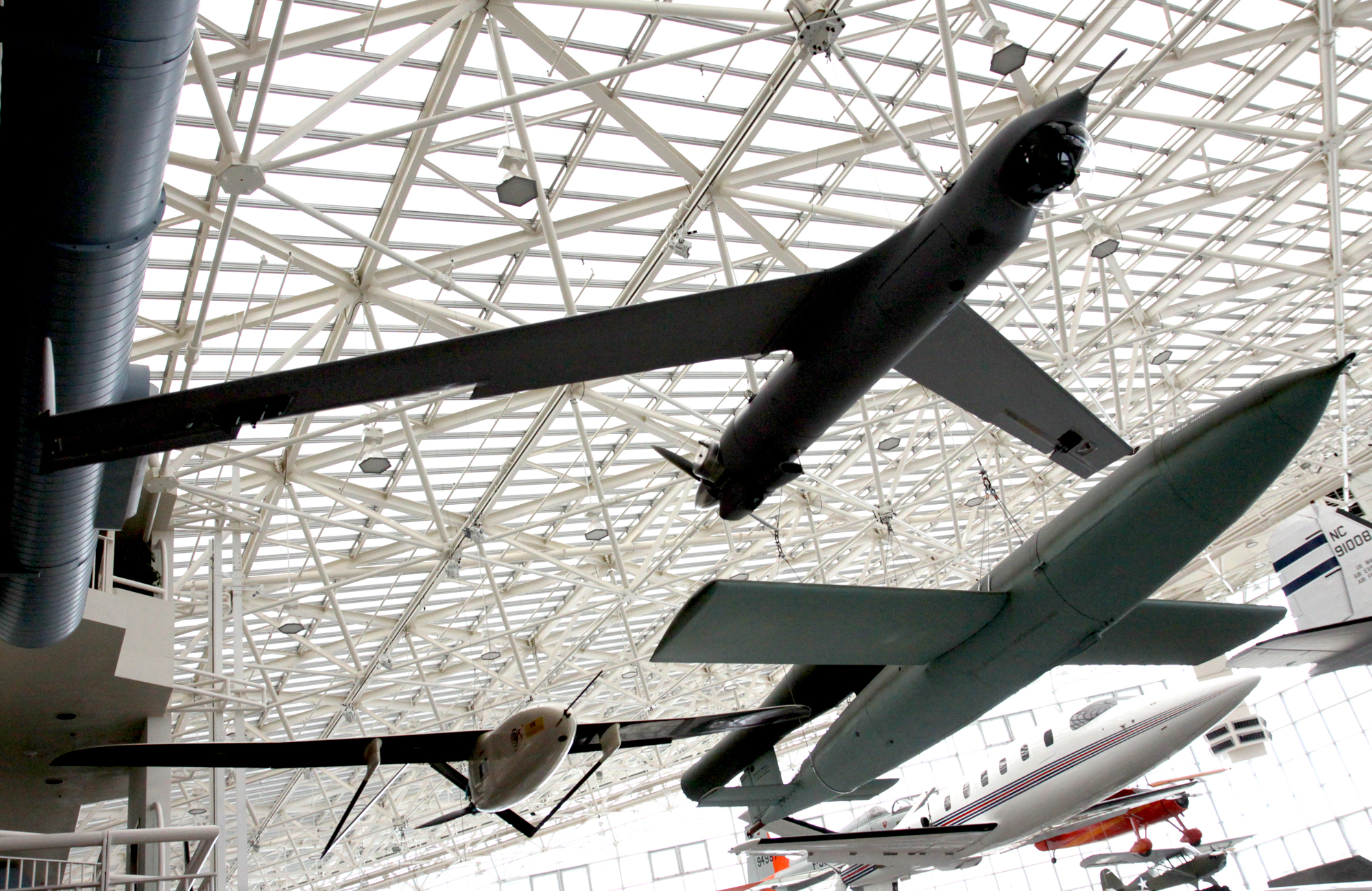 Museum of Flight hangs new unmanned vehicle exhibit