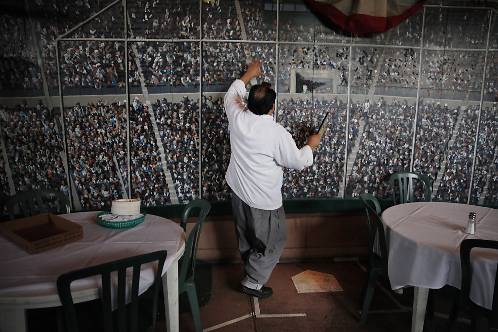 Disaster strikes for barroom's baseball mural