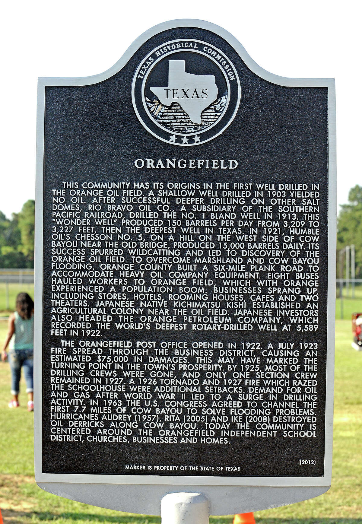 Orangefield celebrates oil centennial
