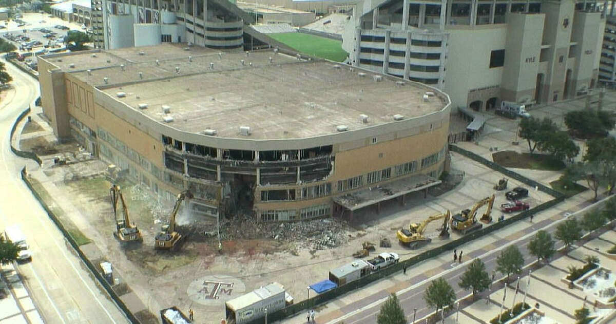 Construction crew uncovers surprise during demolition at A&M stadium