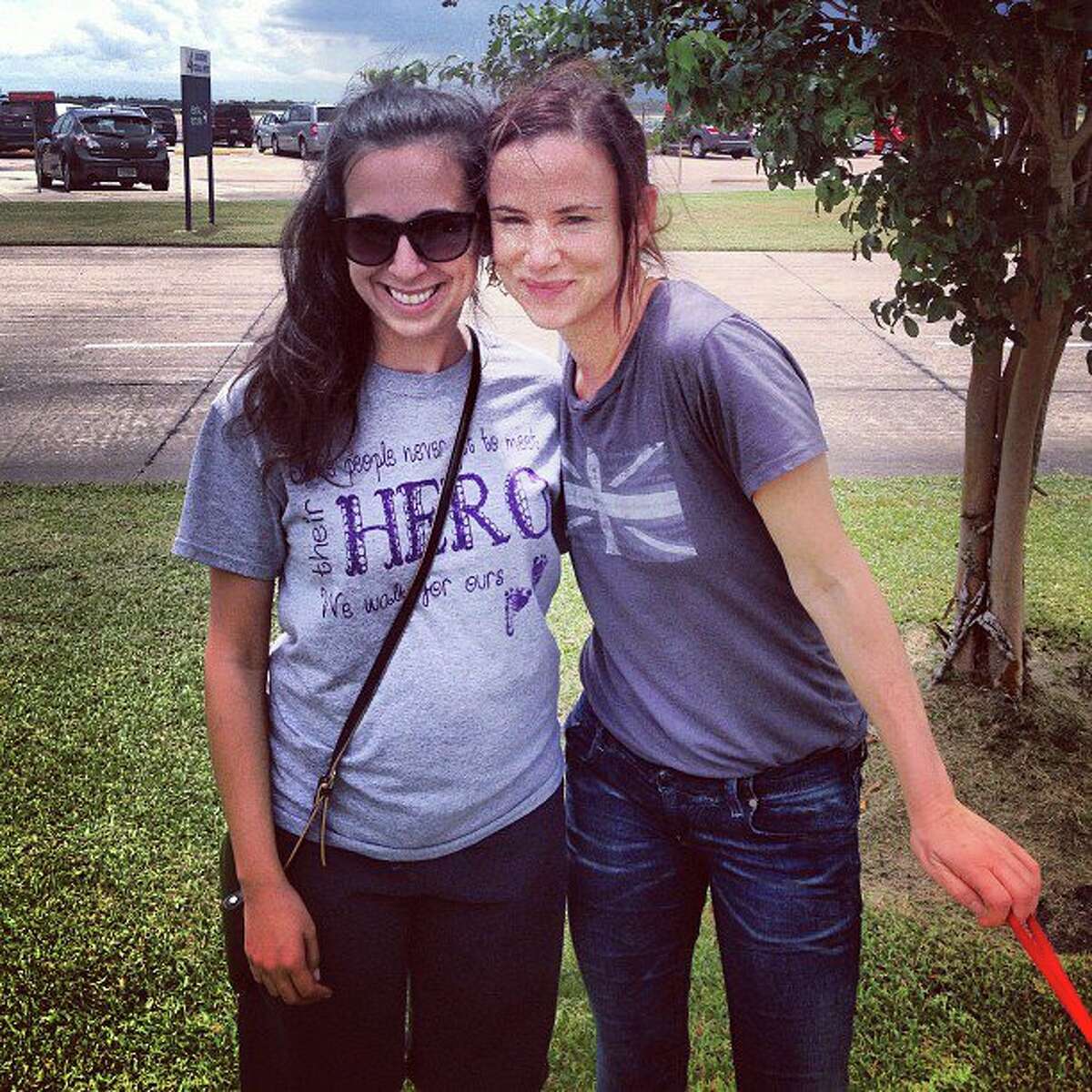 Juliette Lewis, Aaron Paul filming in Mid-County