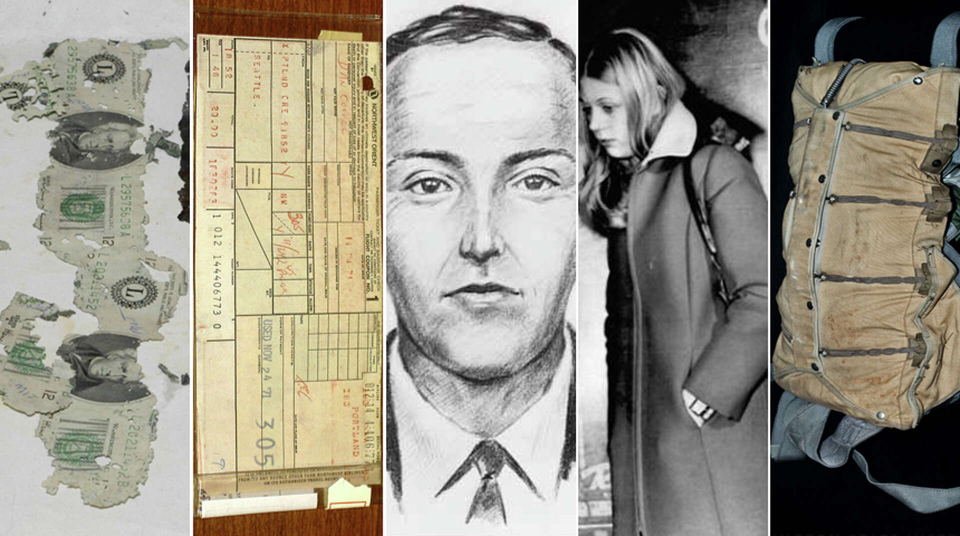 D.B. Cooper parachute displayed for first time