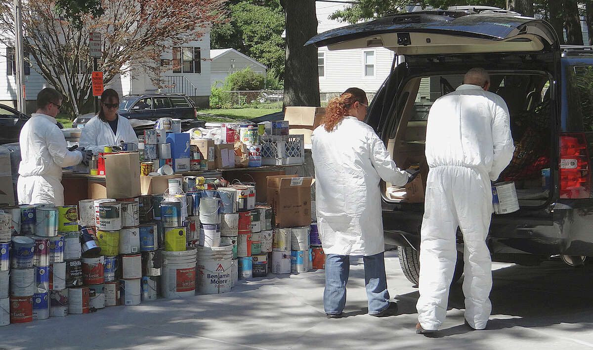 Waste not: Hundreds get rid of hazardous materials at town collection