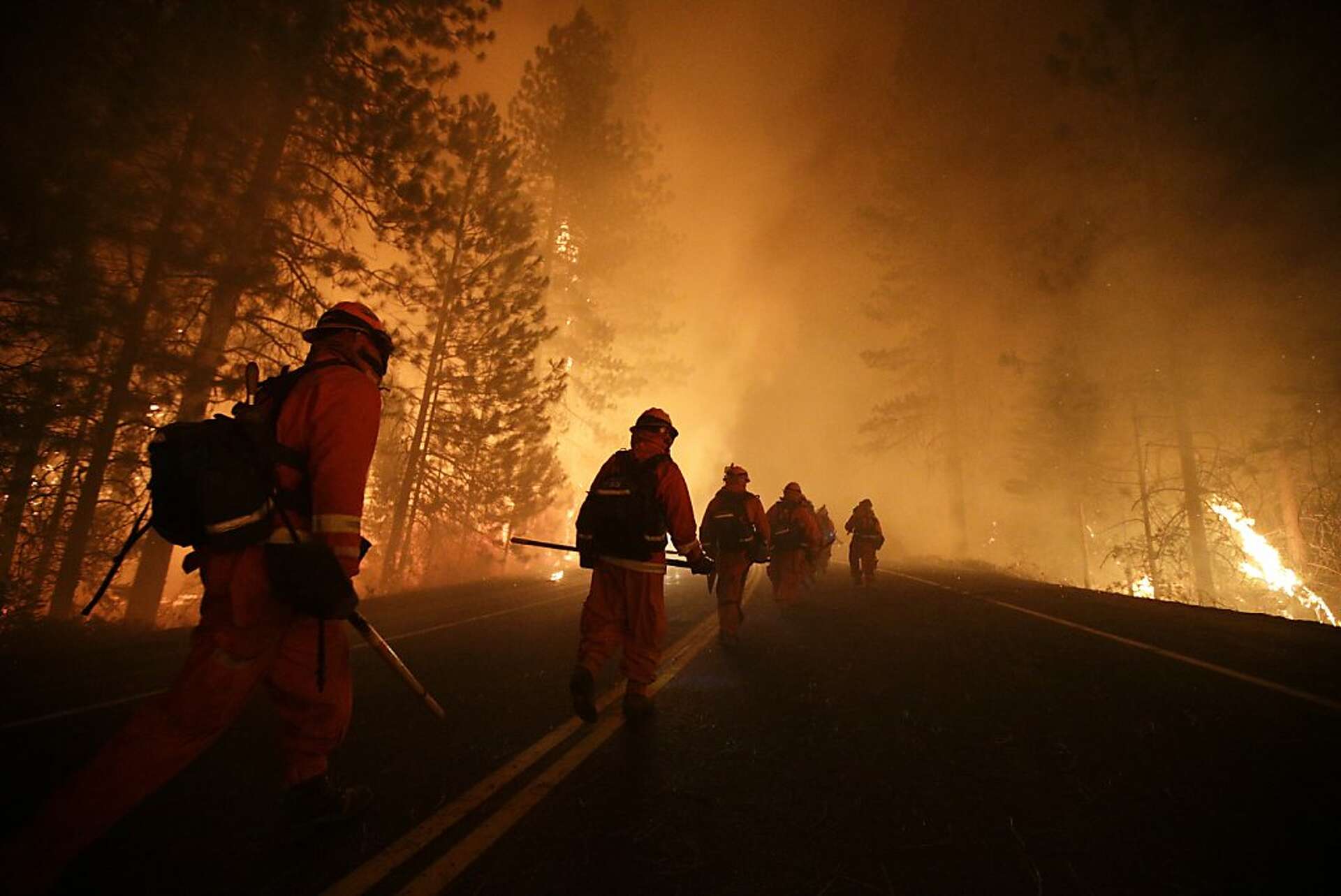 Crews making progress on Sierra's Rim Fire