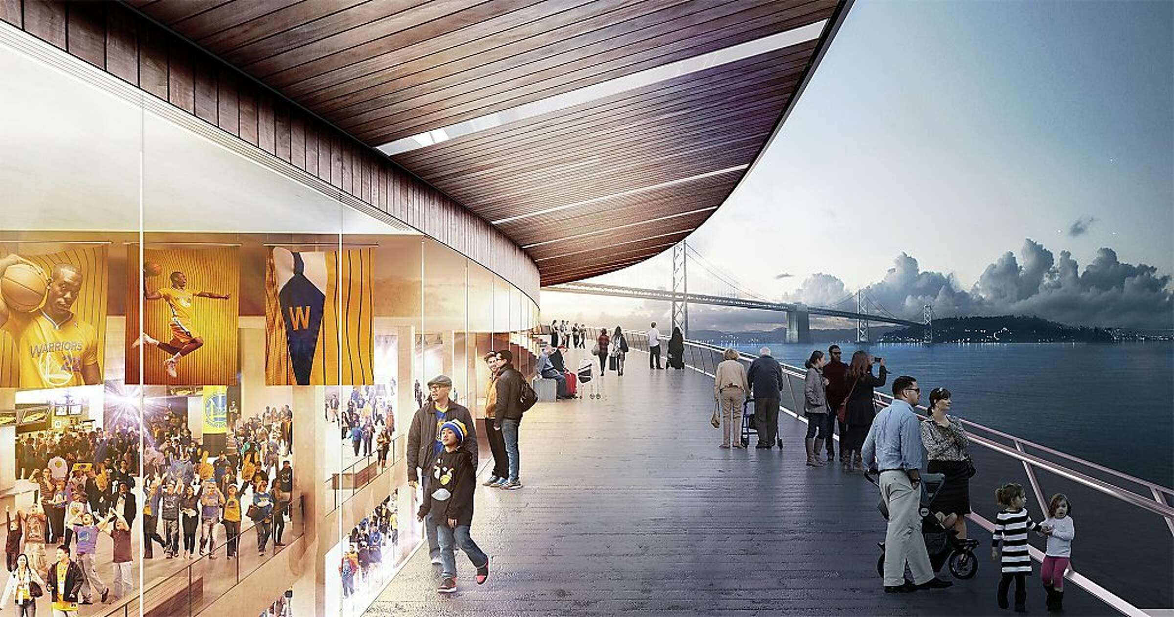 Warriors' S.F. arena plan shrinks again