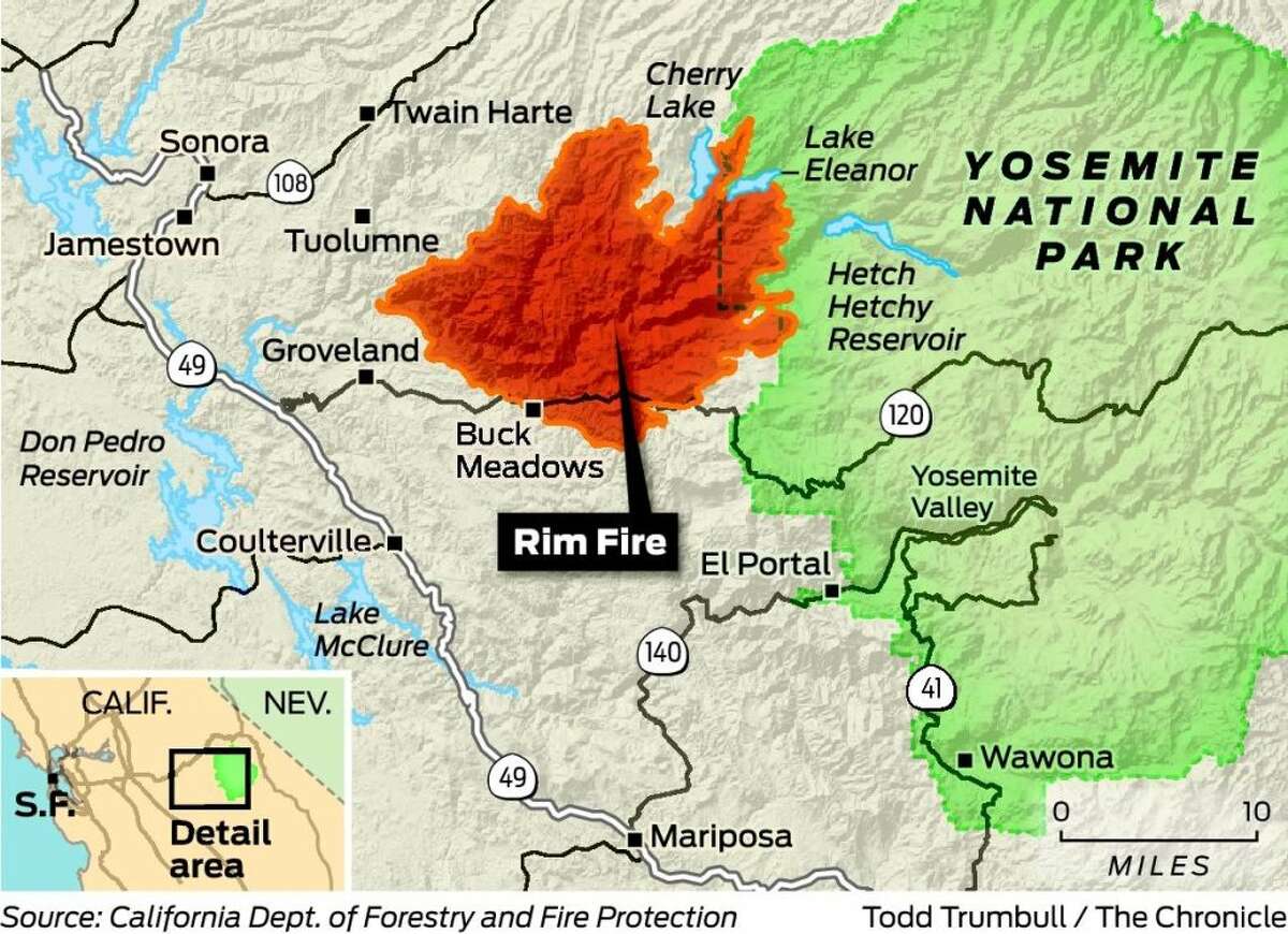 Crews making progress on Sierra's Rim Fire