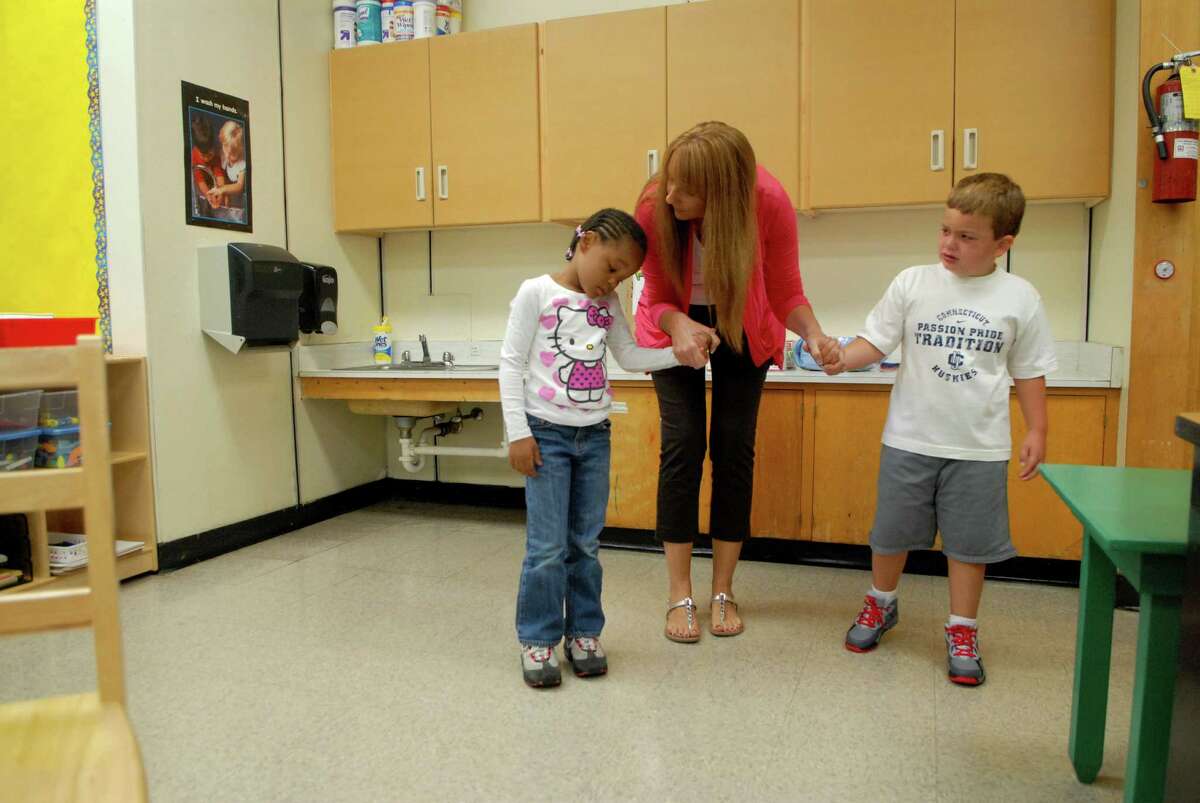 Stamford's first day of school brings tears and smiles