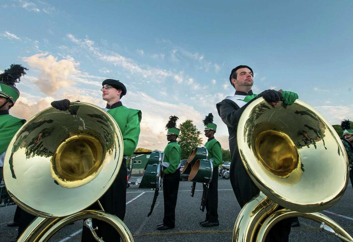 NHS marching band, color guard, debuts 'iSpy'