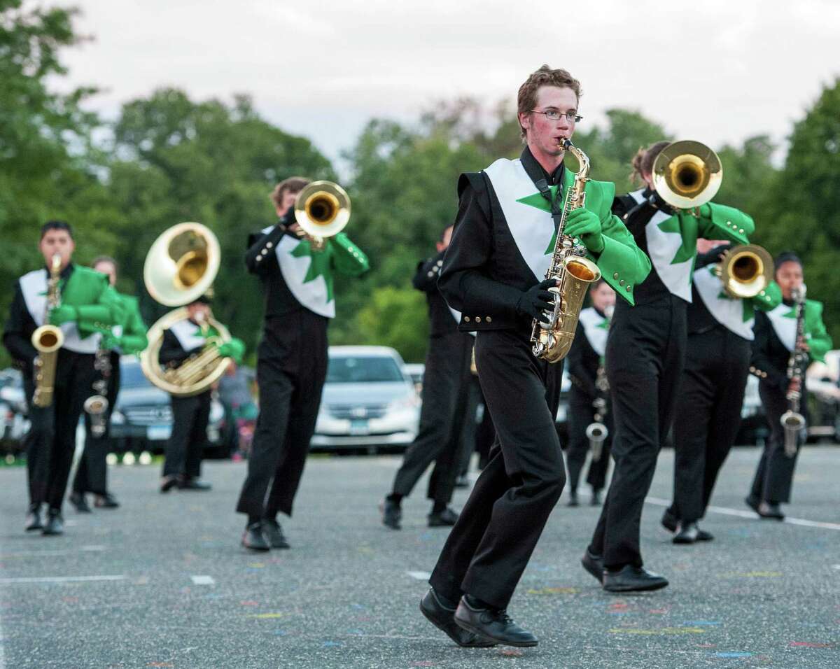 NHS marching band, color guard, debuts 'iSpy'